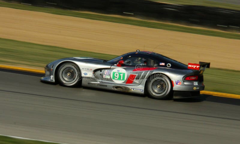 Dodge SRT Race Car on the Race Track Editorial Stock Image - Image of ...