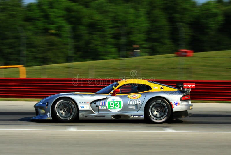 Dodge SRT Race Car on the Track Editorial Stock Photo - Image of ...
