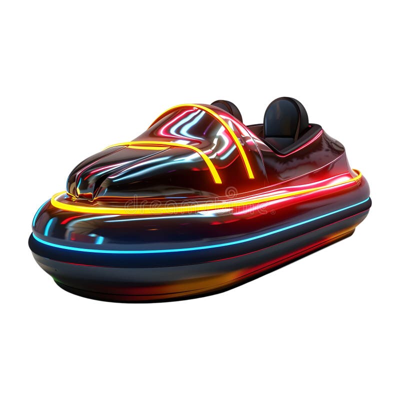 Dodgem Bumper Car on Transparent Background - Ai Generated Stock ...