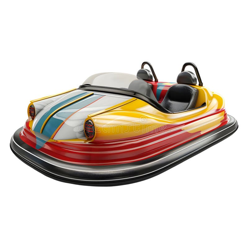 Dodgem Bumper Car on Transparent Background - Ai Generated Stock ...