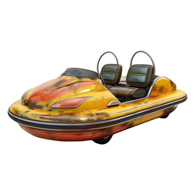 Dodgem Bumper Car on Transparent Background - Ai Generated Stock ...