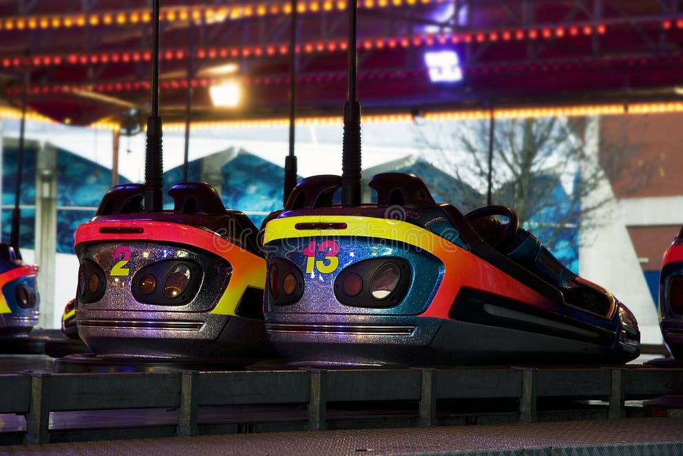Dodgem cars stock image. Image of amusements, cars, colorful - 12855031