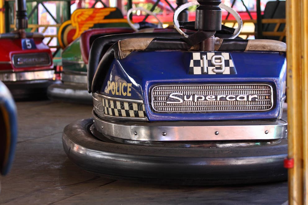 Dodgem Cars stock photo. Image of steer, park, collide - 17609630