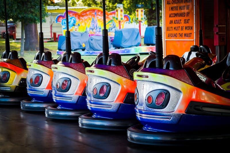 Dodgem Cars. stock photo. Image of colour, steer, funfair - 11566216