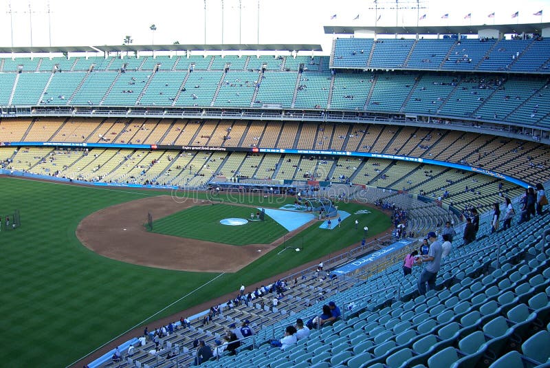 Dodger Stadium - Los Angeles Dodgers Editorial Stock Image - Image of ...