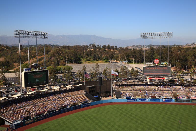 Dodger Stadium - Los Angeles Dodgers Editorial Stock Photo - Image of ...