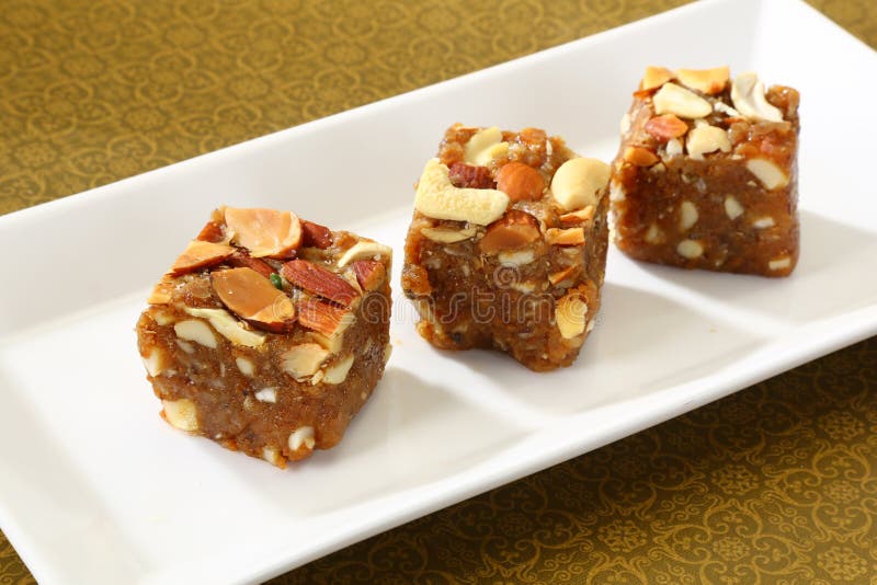 Dodha Barfi or Soan Halwa stock image. Image of mithai - 64608709