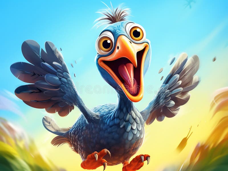 Dodo bird stock illustration. Illustration of generative - 293680084