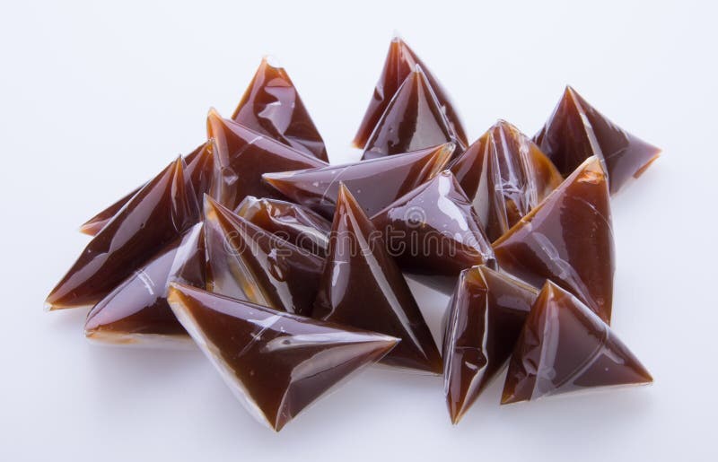 Dodol or Malaysia Traditional Candy on the Background. Stock Photo ...