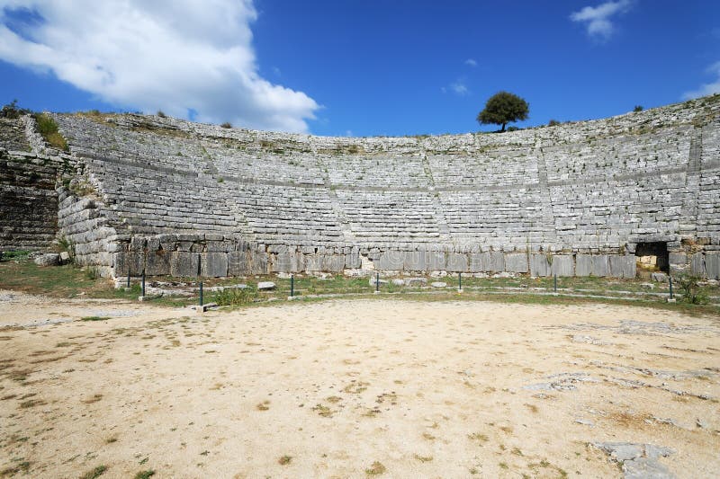 Dodona, First Oracle Site in Ancient Greece Stock Image - Image of ...