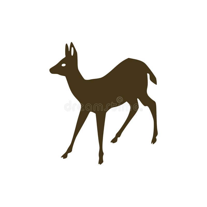 A doe icon stock illustration. Illustration of white - 266988940