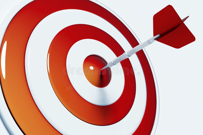 Doel en Succes stock illustratie. Illustration of symbool - 13853253