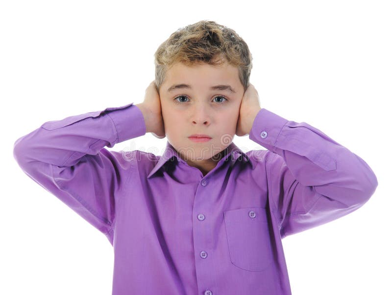 Doen schrikken Little Boy stock foto. Image of mensen - 22263422