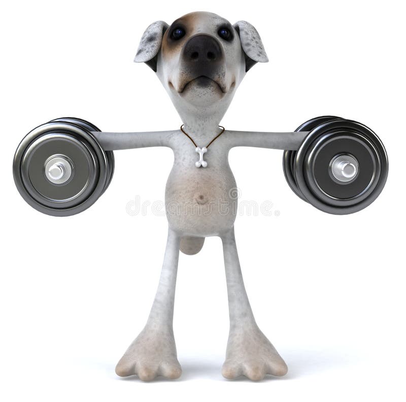 Dog stock illustration. Illustration of animal, weights - 11413715