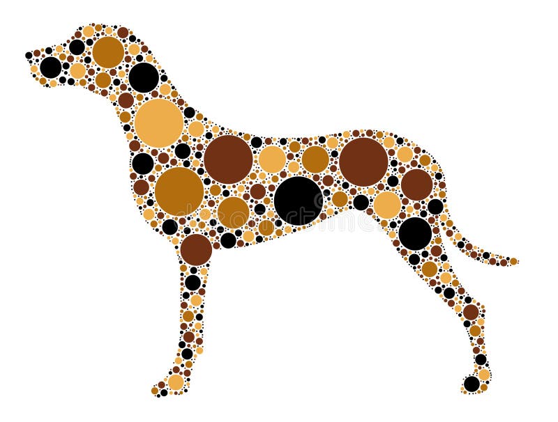 Scratch dog with Fleas stock vector. Illustration of legs - 7168946