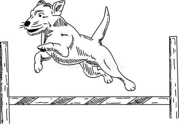 Cartoon Dog Agility Stock Illustrations – 2,054 Cartoon Dog Agility ...