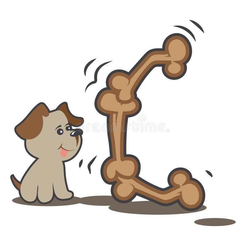 Dog with the Alphabet C. Vector Illustration Decorative Design Stock ...