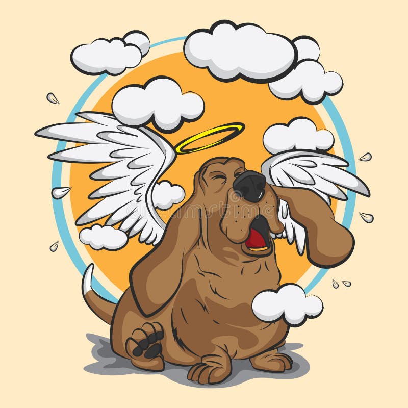 Angel Dogs Wings Stock Illustrations – 95 Angel Dogs Wings Stock ...