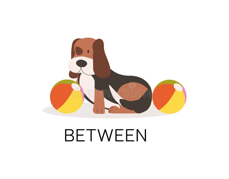 Set of Preposition of Place Educational Worksheet for Kids Stock Vector ...