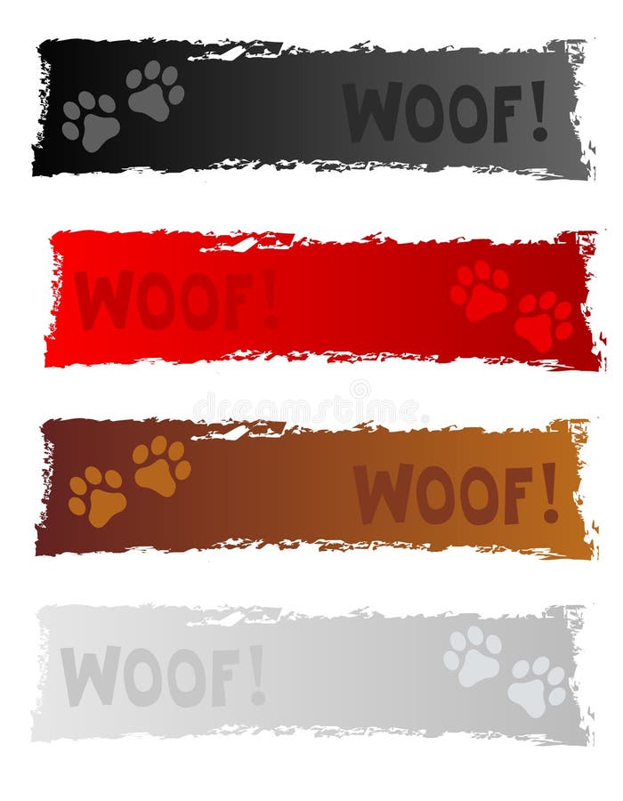 Animal web headers stock vector. Illustration of artwork - 24164371