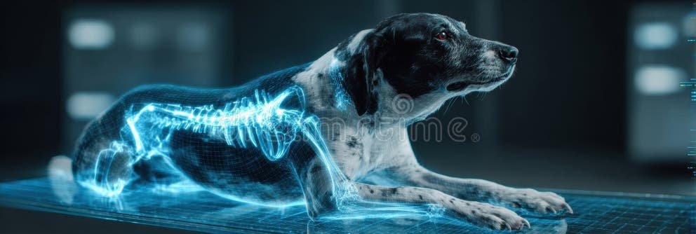 Dog Undergoes Digital Scanning with Advanced Body Mapping in a ...
