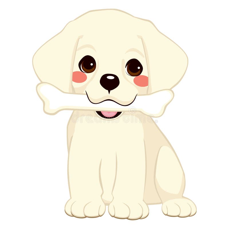 Dog Chewing Dog Bone Stock Illustrations – 210 Dog Chewing Dog Bone ...