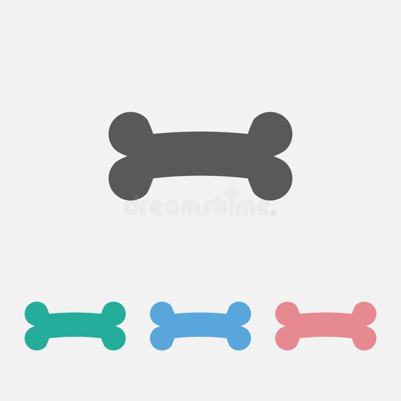 Dog Bone Icon Pet Vector Animal Illustration Puppy Icon Food Stock ...