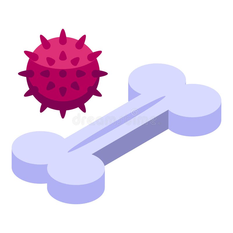 Dog Bone Icon Isometric Vector. Wild Animal Stock Vector - Illustration ...