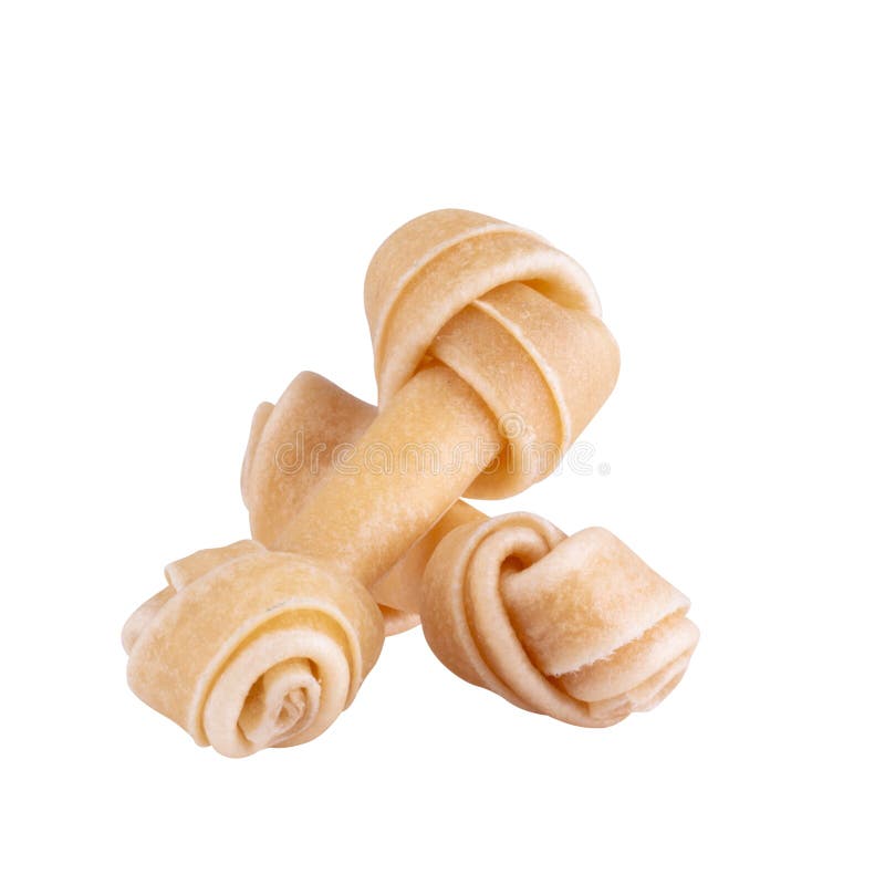 Dog Bone Isolated on a White Background Stock Image - Image of bone ...