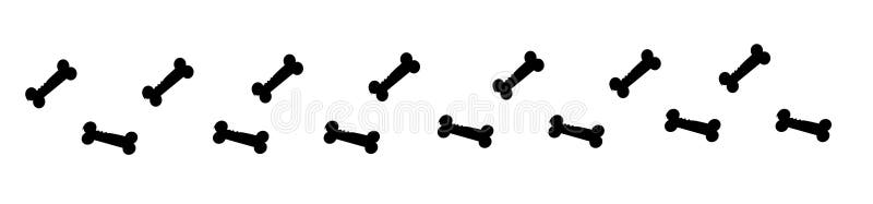 Dog bone pattern stock vector. Illustration of print - 92819374