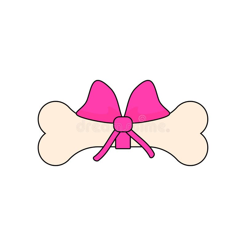 Pink Dog Bone Clip Art