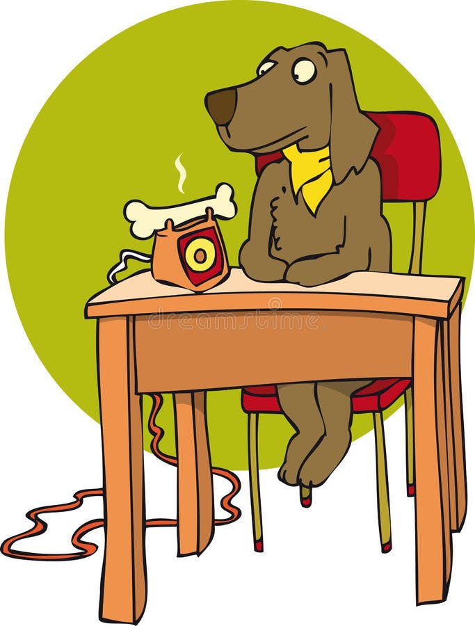 Dog and bone stock vector. Illustration of instructed - 54111225