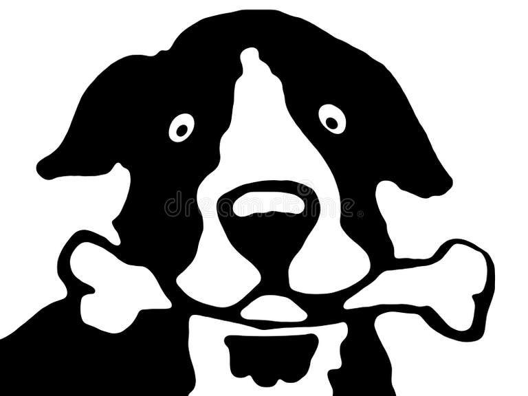 Dog Bw Stock Illustrations – 149 Dog Bw Stock Illustrations, Vectors ...