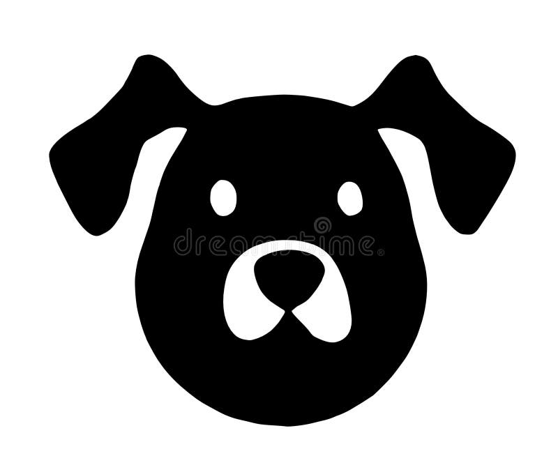 Dog Cartoon Icon Illustration Stock Illustration - Illustration of ...