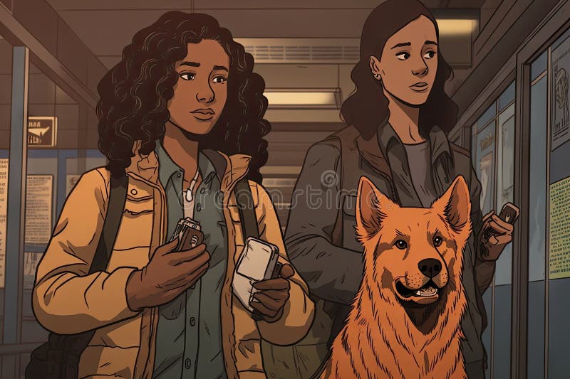 A Dog and Cat Duo Solving Crimes in a Modern Detective Series Stock ...