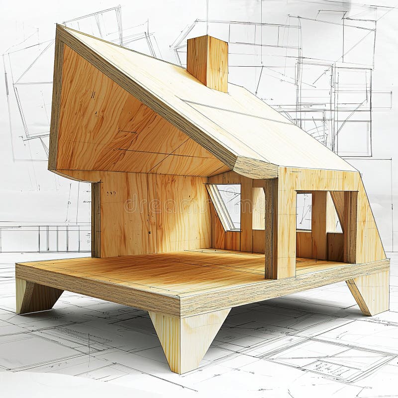 Architecture Model Drawing Project Construction Helmet Industry ...