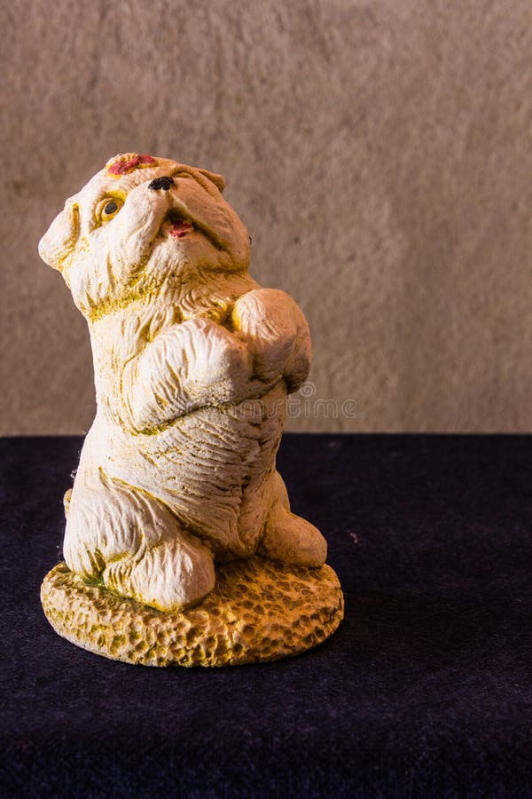 Dog ceramic still life stock photo. Image of sitting - 88028966