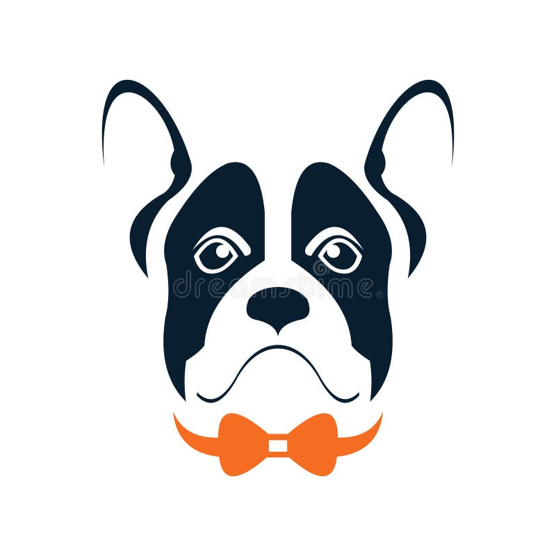Dog Character Logo Template Stock Illustration - Illustration of logo ...