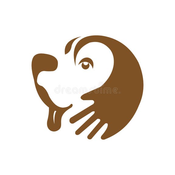 Dog Character Logo Template Stock Illustration - Illustration of logo ...