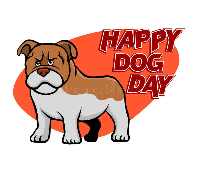 Dog Day stock vector. Illustration of celebration, animal - 85525290