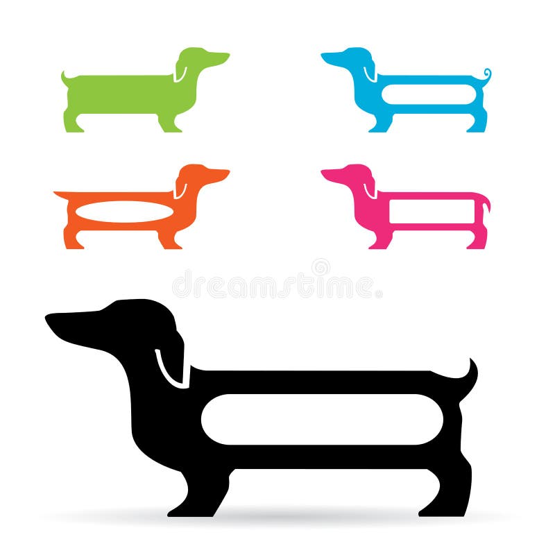 Dog design stock vector. Illustration of paws, tail, color - 28054702