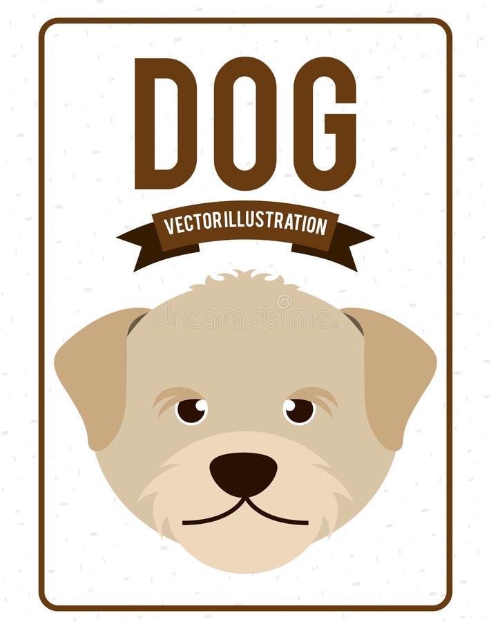 Dog design stock vector. Illustration of cute, template - 47374619