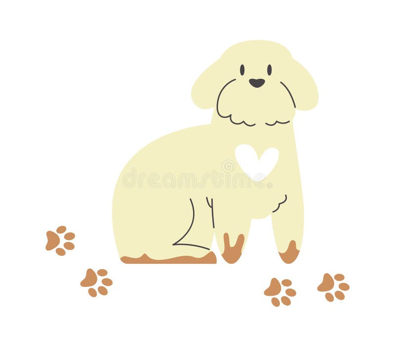 Muddy Dog Clipart