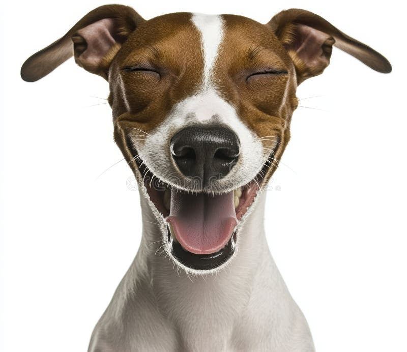 A Dog Displaying a Comical Expression of Disgust, Denial, and ...