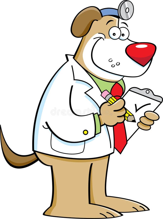 Dog Doctor stock vector. Illustration of animal, humorous - 26504968