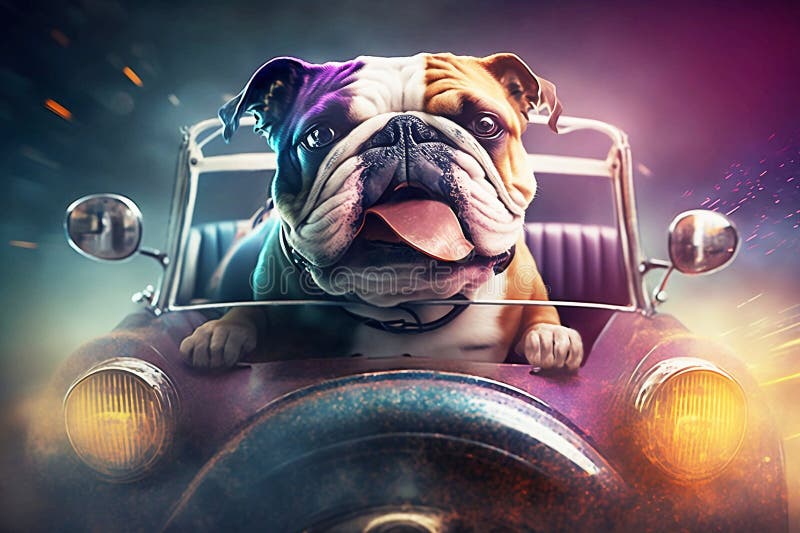 Bulldog Driving Stock Illustrations – 46 Bulldog Driving Stock ...