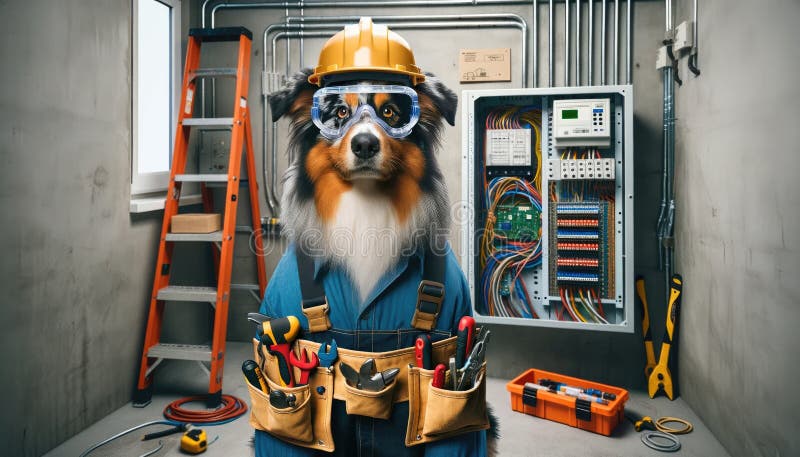 Electrical Panel with Magnetic Contactor Stock Vector - Illustration of ...