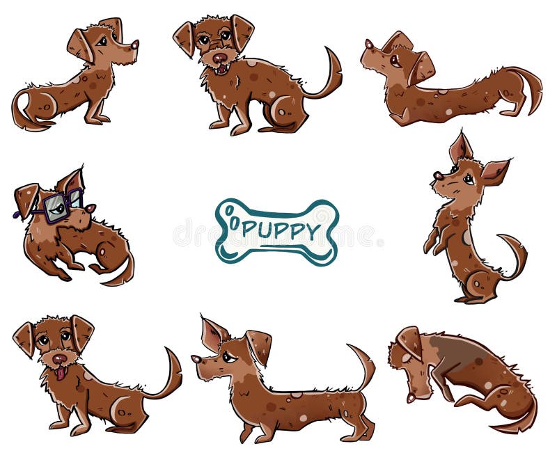 Busy Dog Cartoon Stock Illustrations – 576 Busy Dog Cartoon Stock ...