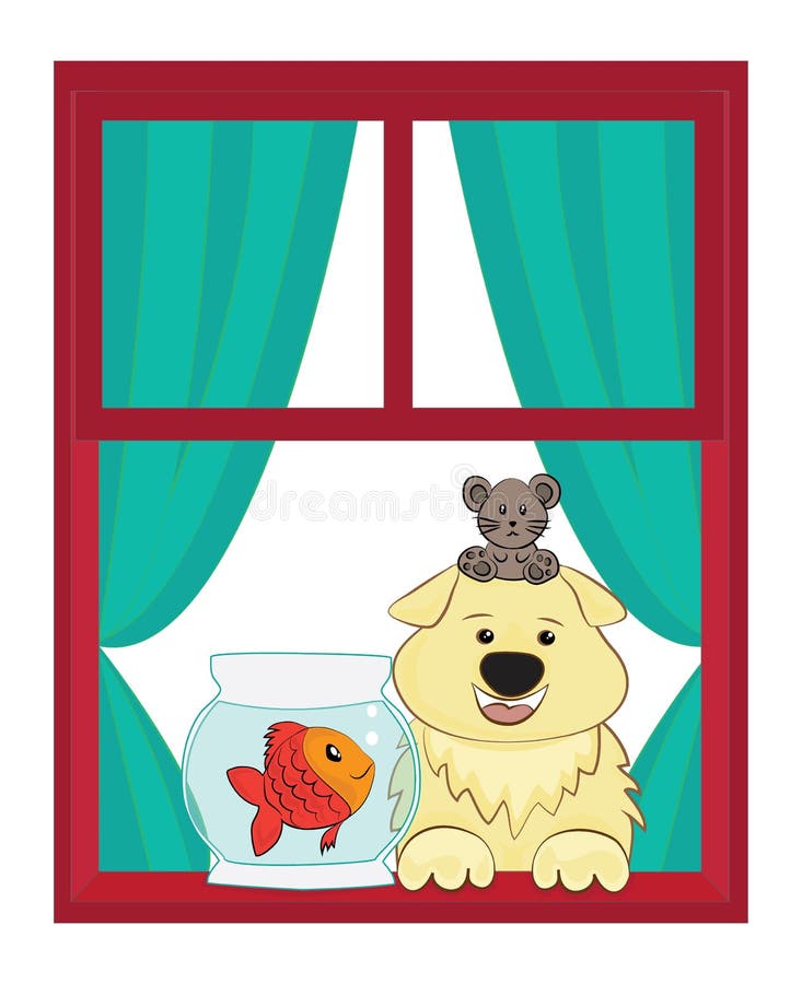 Cat Looking Out Window Stock Illustrations – 141 Cat Looking Out Window ...