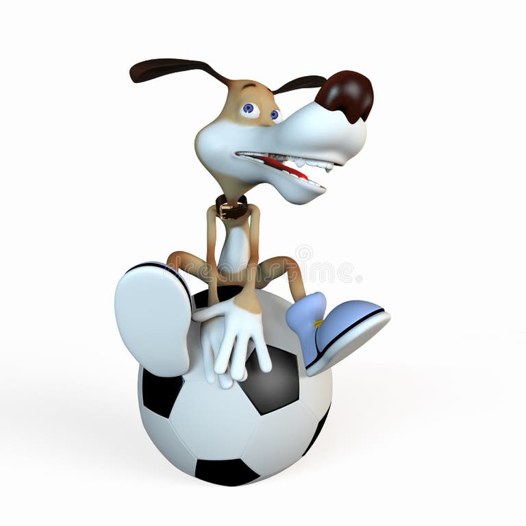 Dog football player. stock illustration. Illustration of player - 29677140